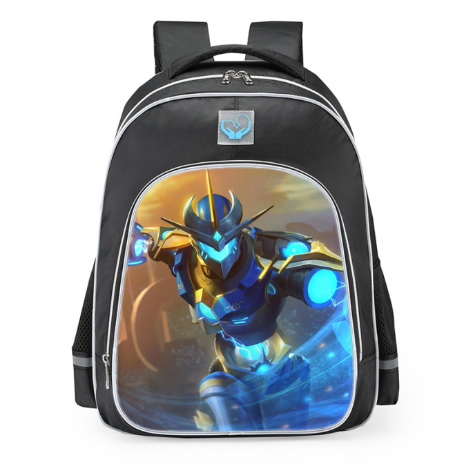 Smite Janus Warp Tech Skin School Backpack | Trendapack