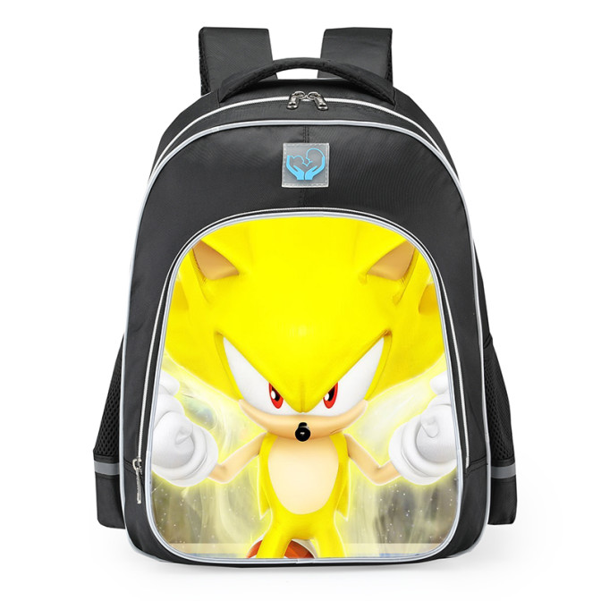 Sonic Colors Ultimate Super Sonic Cool School Backpack | Trendapack