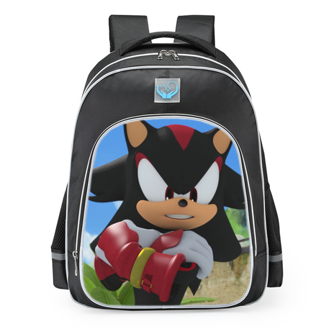Sonic Dash Shadow The Hedgehog School Backpack | Trendapack