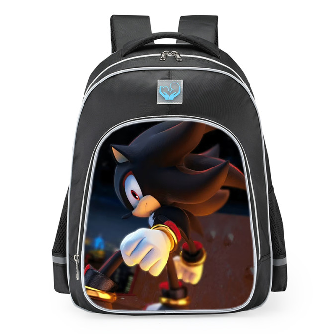 Sonic The Hedgehog Shadow The Hedgehog Cool School Backpack | Trendapack