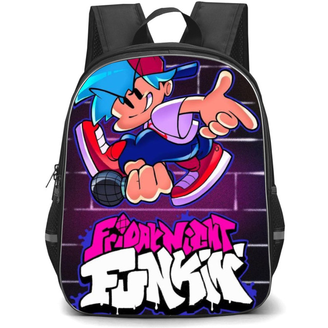 Friday Night Funkin Boyfriend Backpack StudentPack - Boyfriend Dance ...